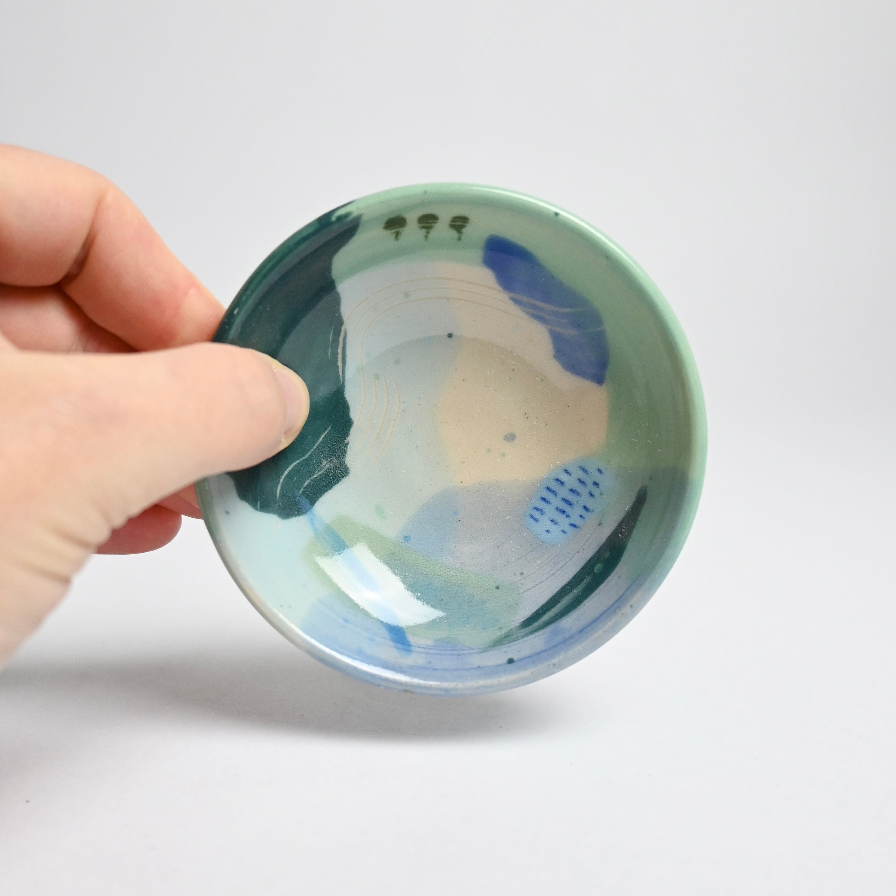 Ceramic Dip Bowl - Landscape #1 by Made & Matter